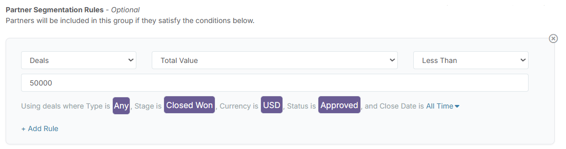 Examples of Partner Group Rules – ZiftONE Admin