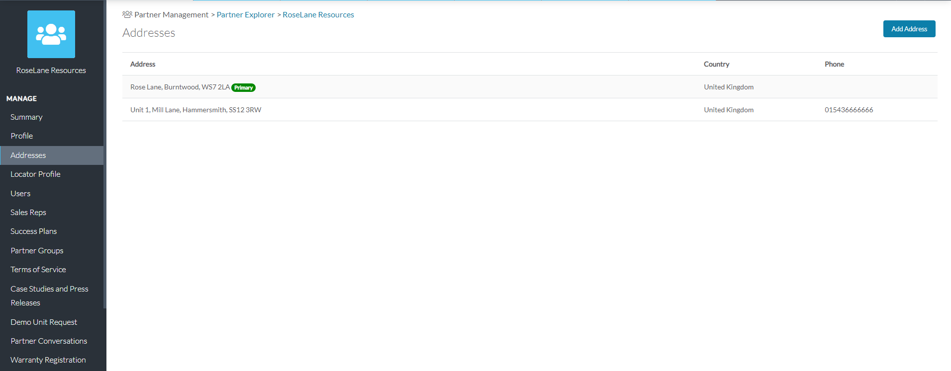 Manage Individual Partner Details – ZiftONE Admin