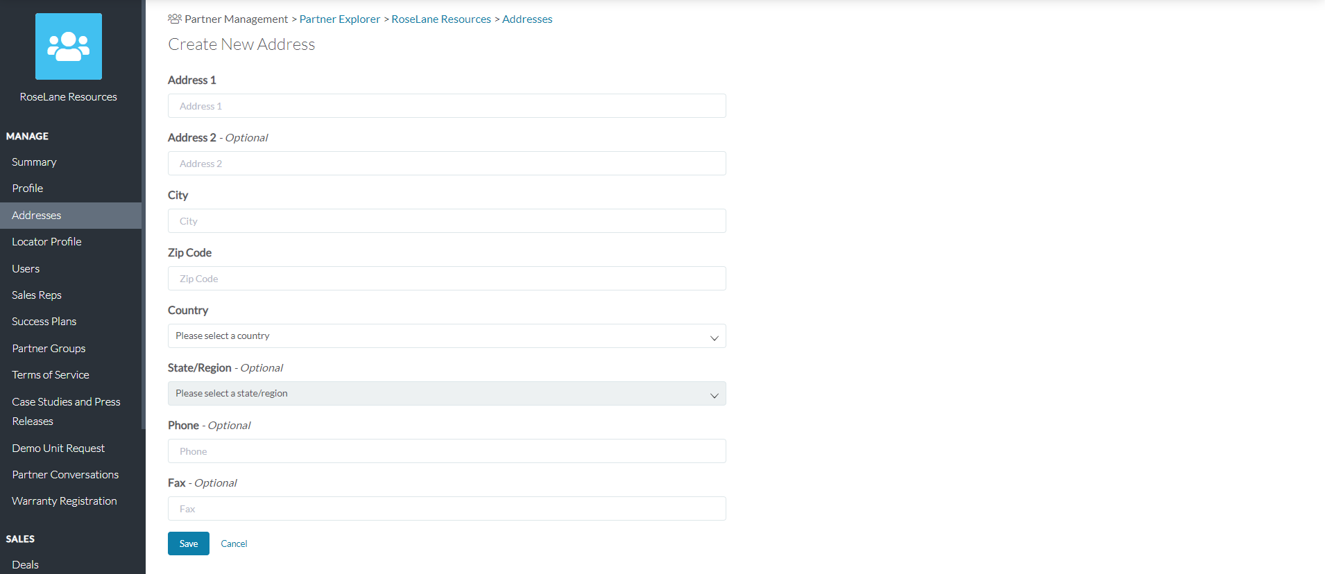 Manage Individual Partner Details – ZiftONE Admin