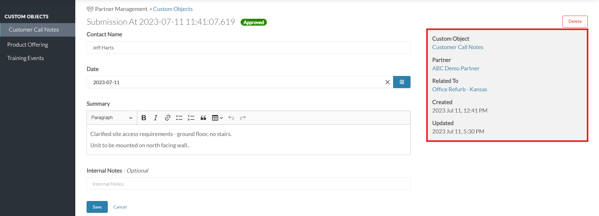 About Custom Objects and Submissions – ZiftONE Admin