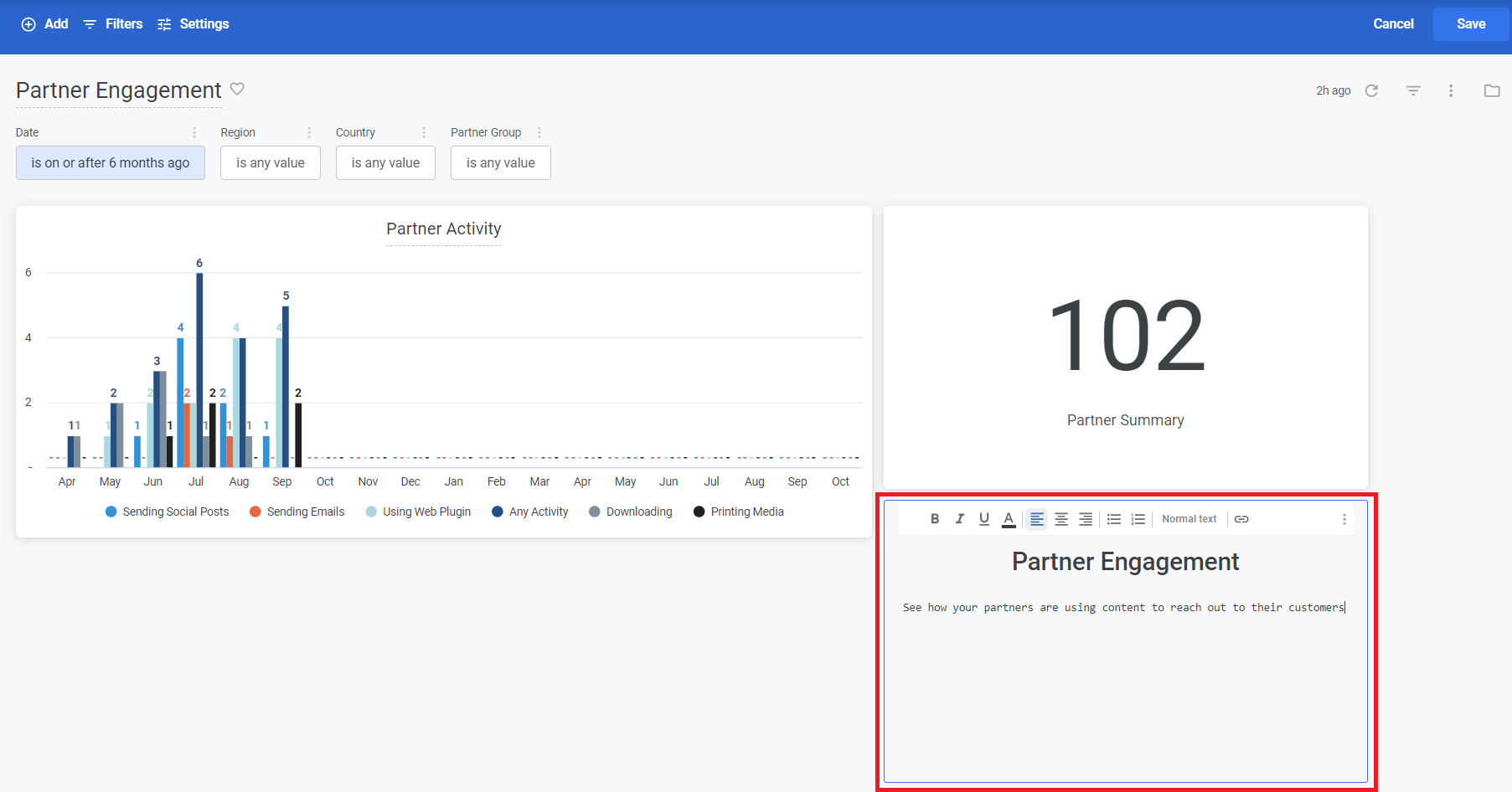 Creating Dashboards – ZiftONE Admin