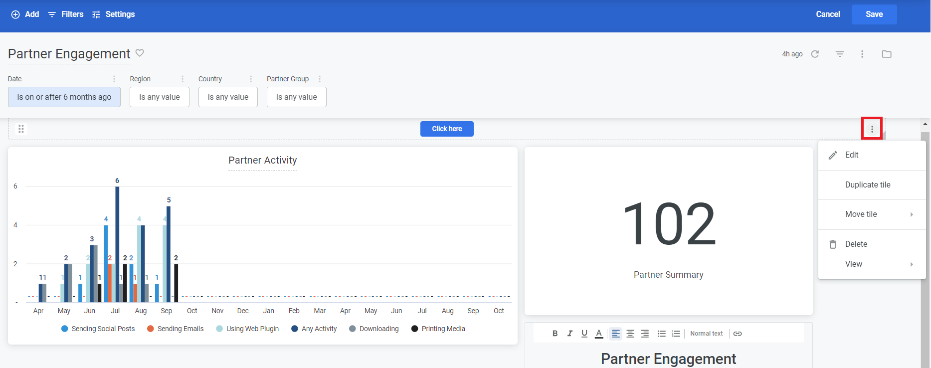Creating Dashboards – ZiftONE Admin