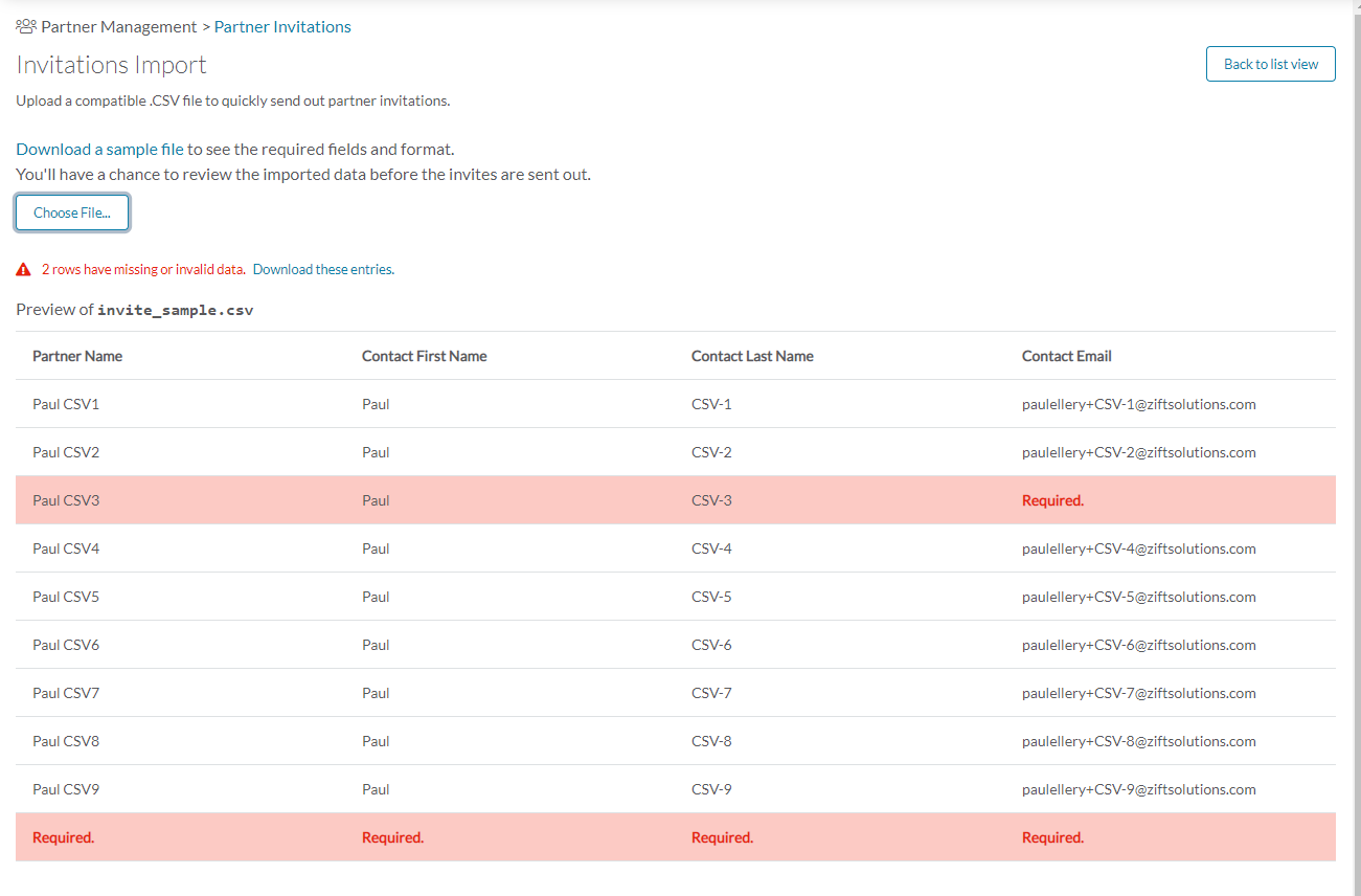 About Partner Invitations – ZiftONE Admin