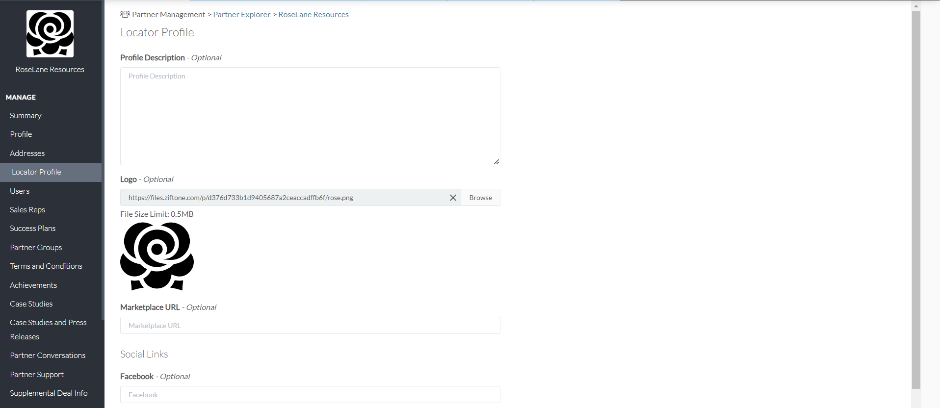 Manage Individual Partner Details – ZiftONE Admin