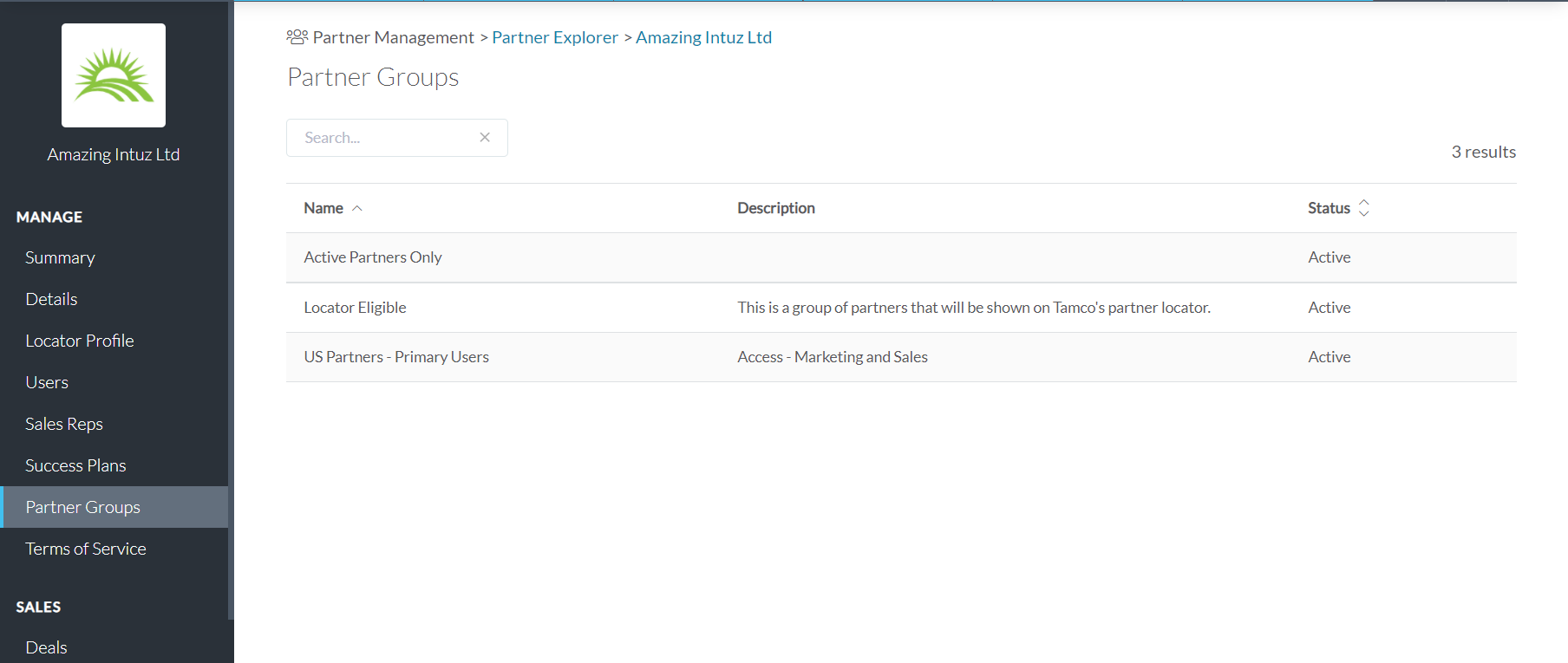 Viewing a Partner's Partner Group Membership – ZiftONE Admin