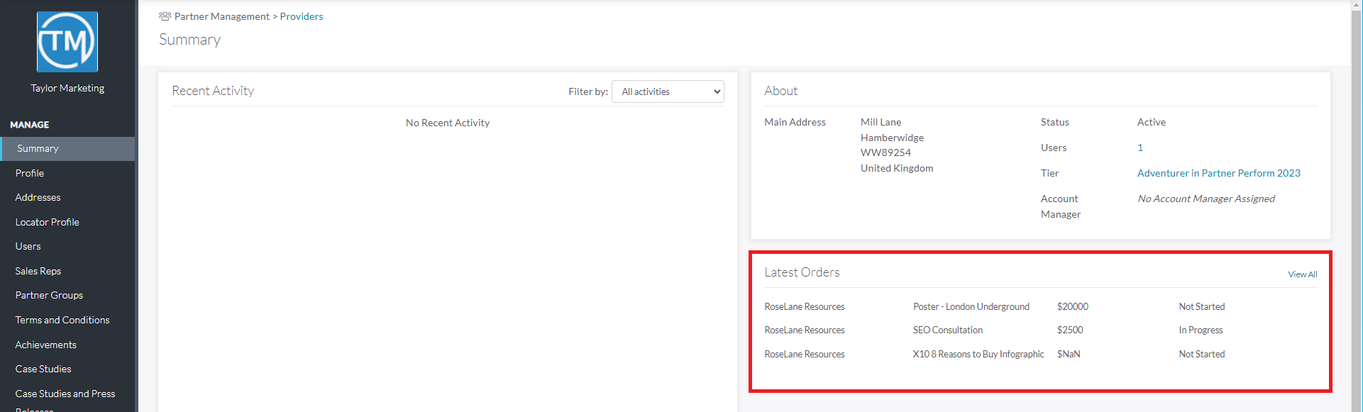 Monitoring Orders Placed in the Marketplace – ZiftONE Admin
