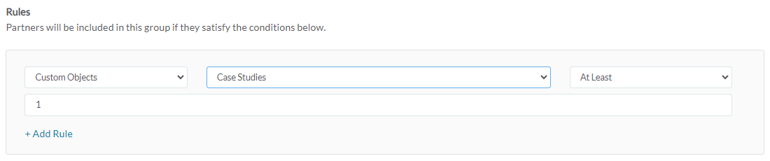 Example Partner Group Rules - Custom Data – ZiftONE Admin