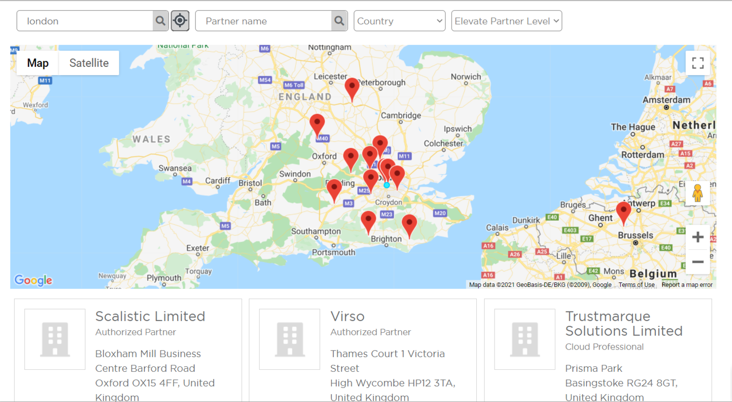 Sorting and Filtering in a Partner Locator – ZiftONE Admin