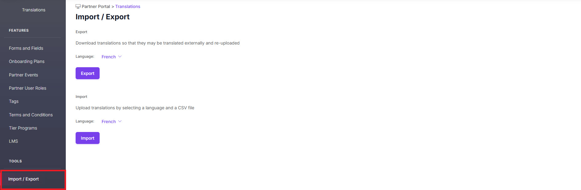 Importing Translations of Custom Content in Bulk – ZiftONE Admin