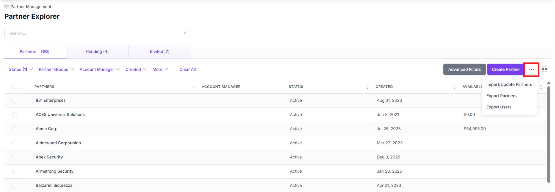 Updating Partner Information in Bulk – ZiftONE Admin