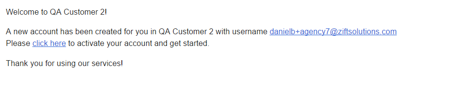 Notification: Partner Invitations and Provider Creation – ZiftONE Admin
