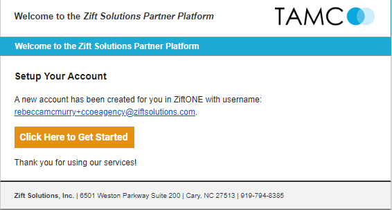 Manage Provider Accounts – ZiftONE Admin