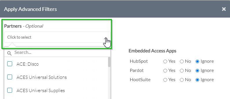 Manage Partners – ZiftONE Admin