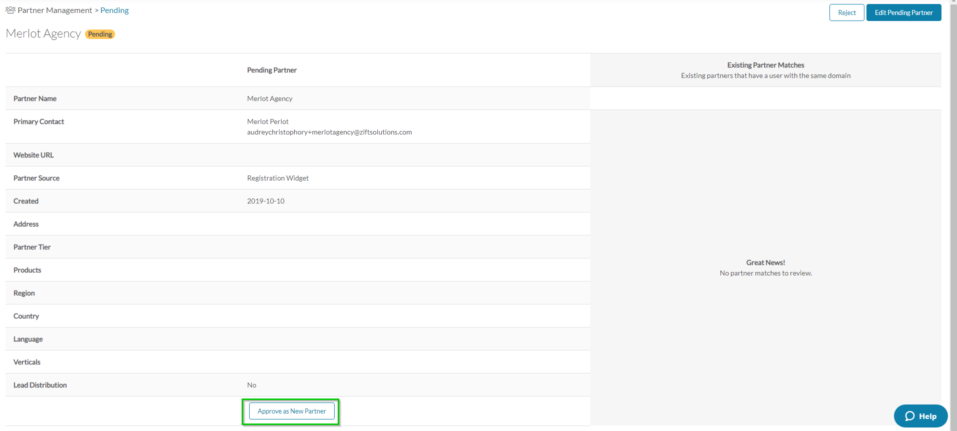 About Partner Invitations – ZiftONE Admin