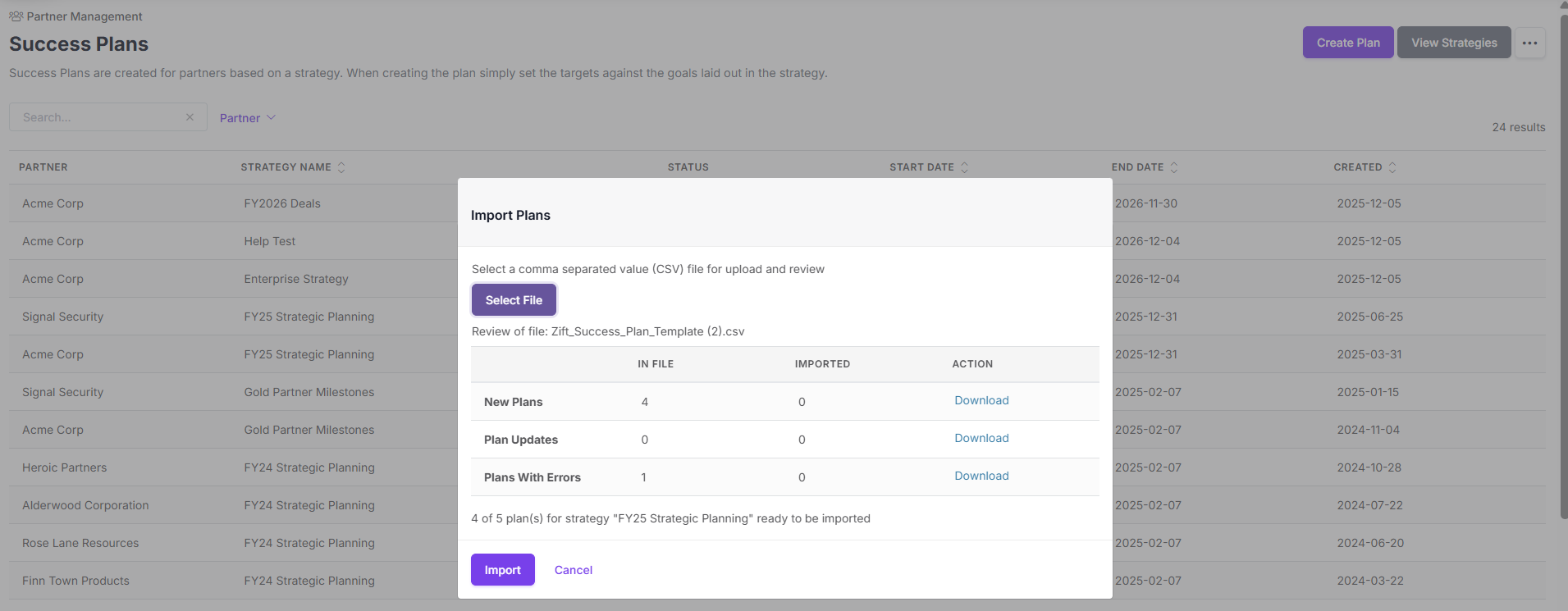 About Success Plans – ZiftONE Admin