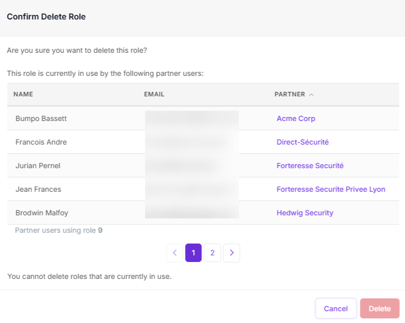 Partner User Roles – ZiftONE Admin