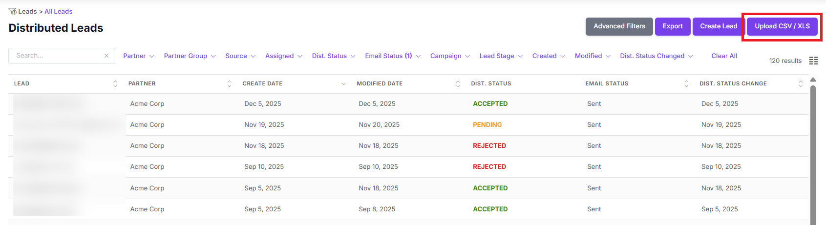 Lead Distribution – ZiftONE Admin